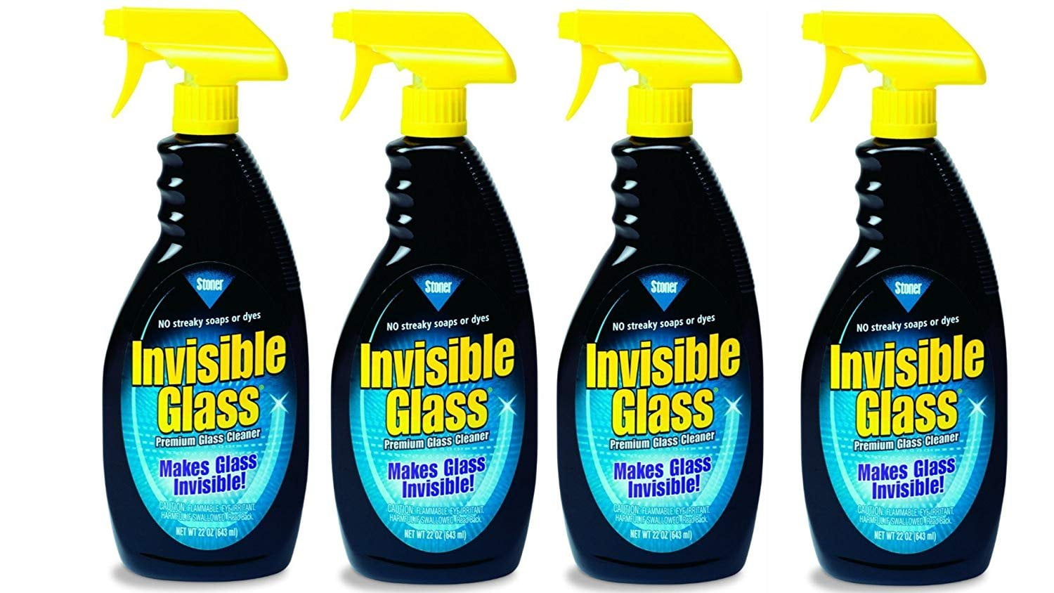 Invisible Glass Spray Window & Glass Cleaner 4 pack - Walmart.com