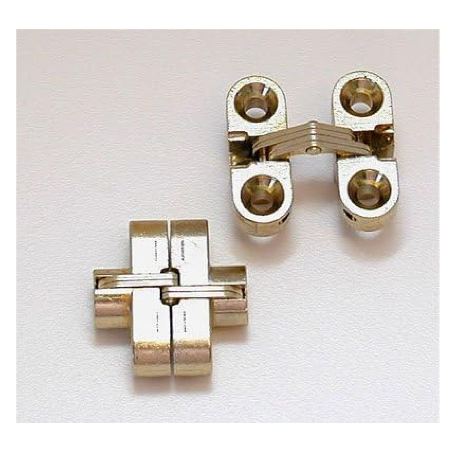 Invisible Hinges 1 Inch Brass - Light Duty Pair - Concealed Cabinet ...