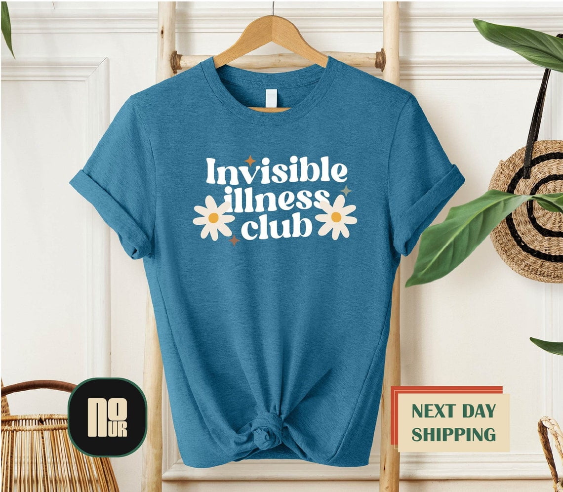 Invisible Illness Club Shirt, Chronic Illness, Disability Awareness ...