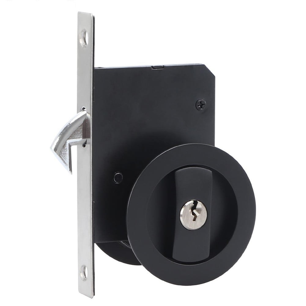 Invisible Indoor Single Side Door Lock With Key Single Hook For Sliding ...