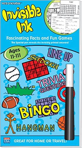 Invisible Ink Yes & Know Book - Blue (ages 11-111) - Walmart.com