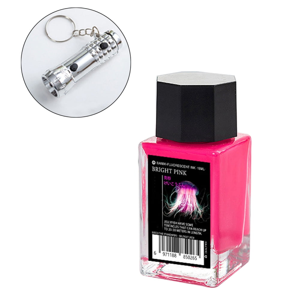 Invisible Ink with UV Light for Dip Pen Glass Dip 18ml Colored ...