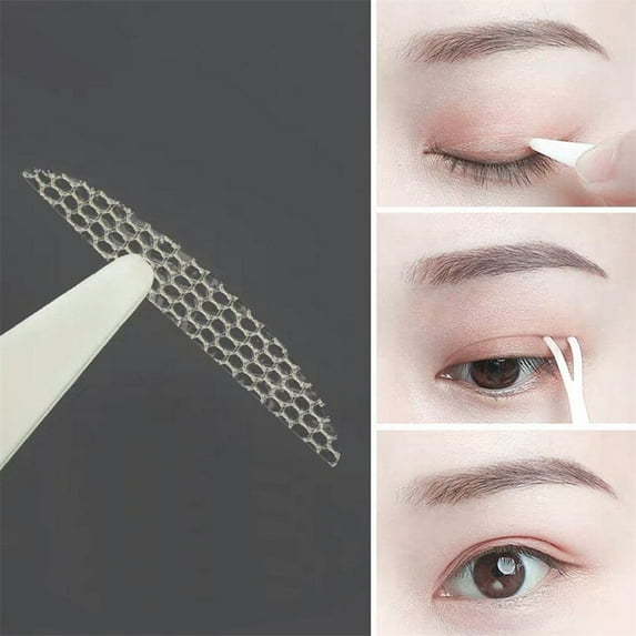 RAGUPEL Invisible Lace Mesh Double Eyelid Lift Strip Tape, Makeup ...