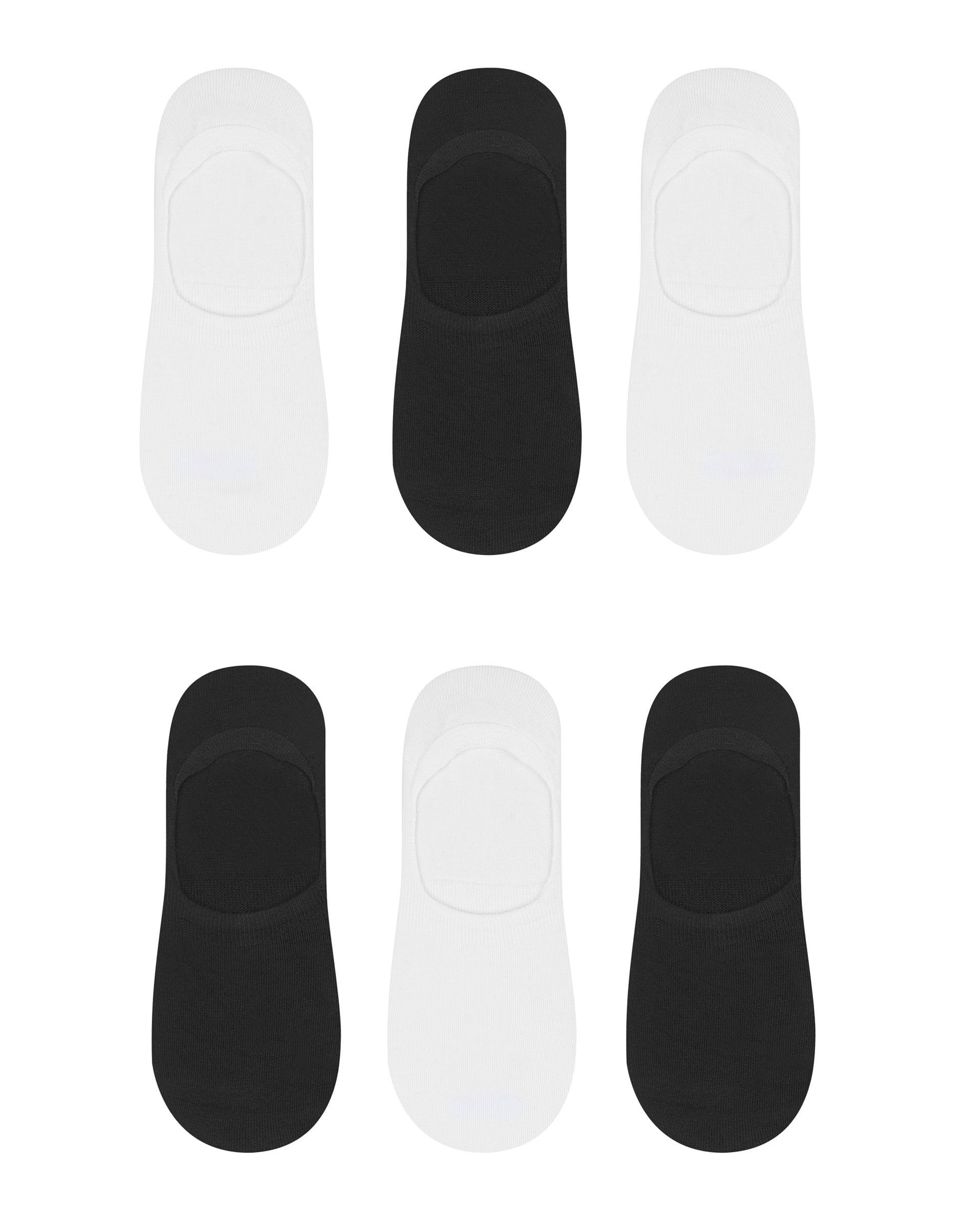 Hanes Women's Performance Invisible Liner Socks, Sneaker Cut, 6-Pack ...