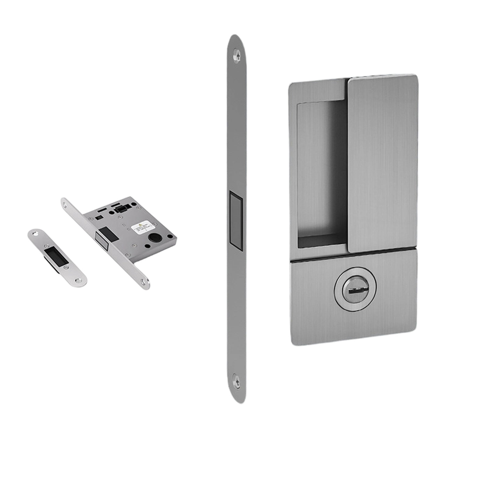 Invisible Magnetic Door Lock for Bedroom, Recessed Flat Panel Door Lock ...