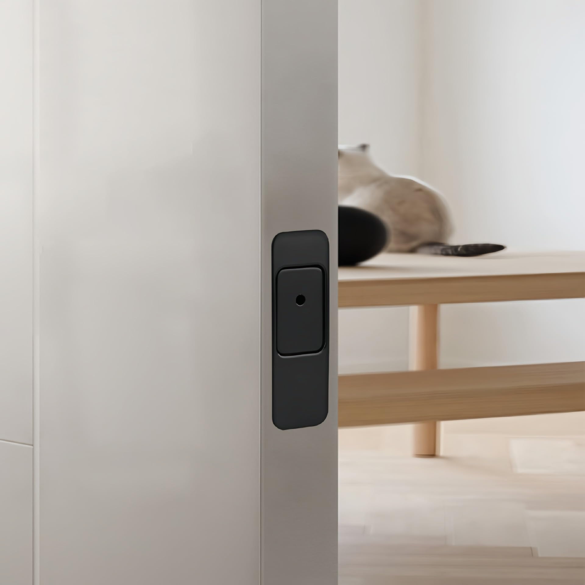 Invisible Magnetic Hidden Latch, Wooden Door Anti-Theft Door Hidden ...