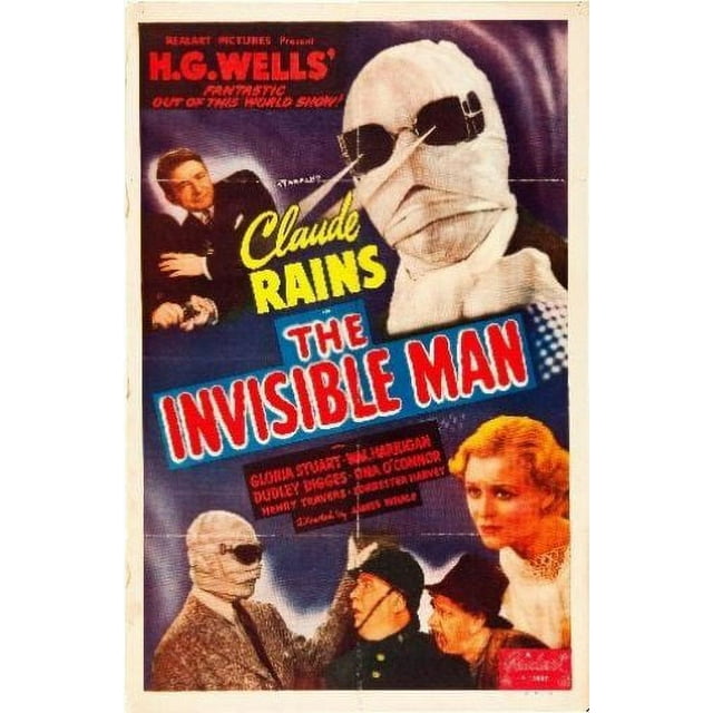 Invisible Man Poster 24x36 24Inx36In Unframed, Age: Adults, Rectangle Z ...