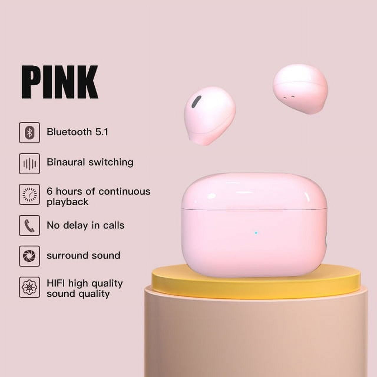 Invisible Mini Earbuds Bluetooth Earphones Hidden TWS Wireless ...