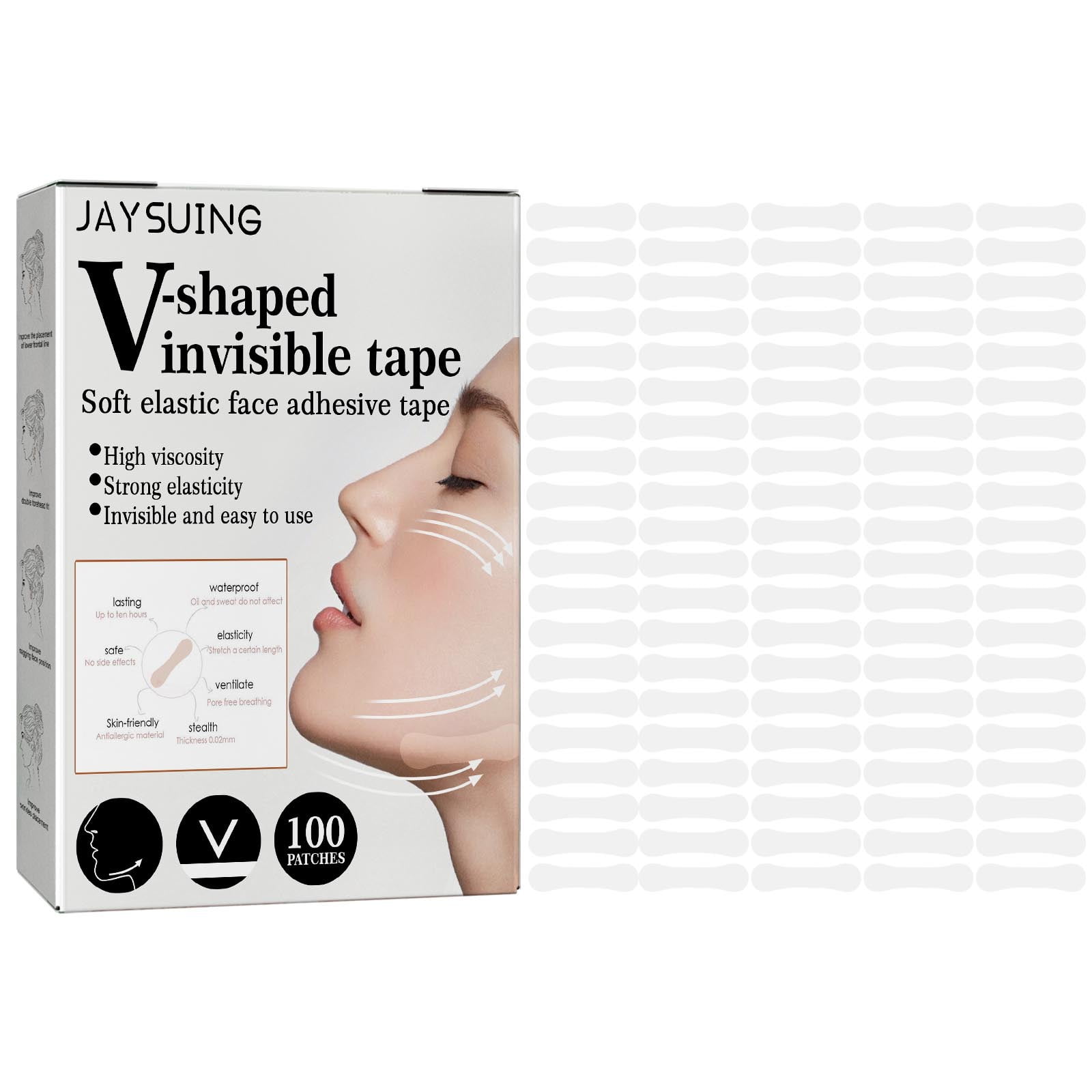 Invisible Patch Face Lift Fade Fine Lines Tighten Lift Jaw Muscle ...