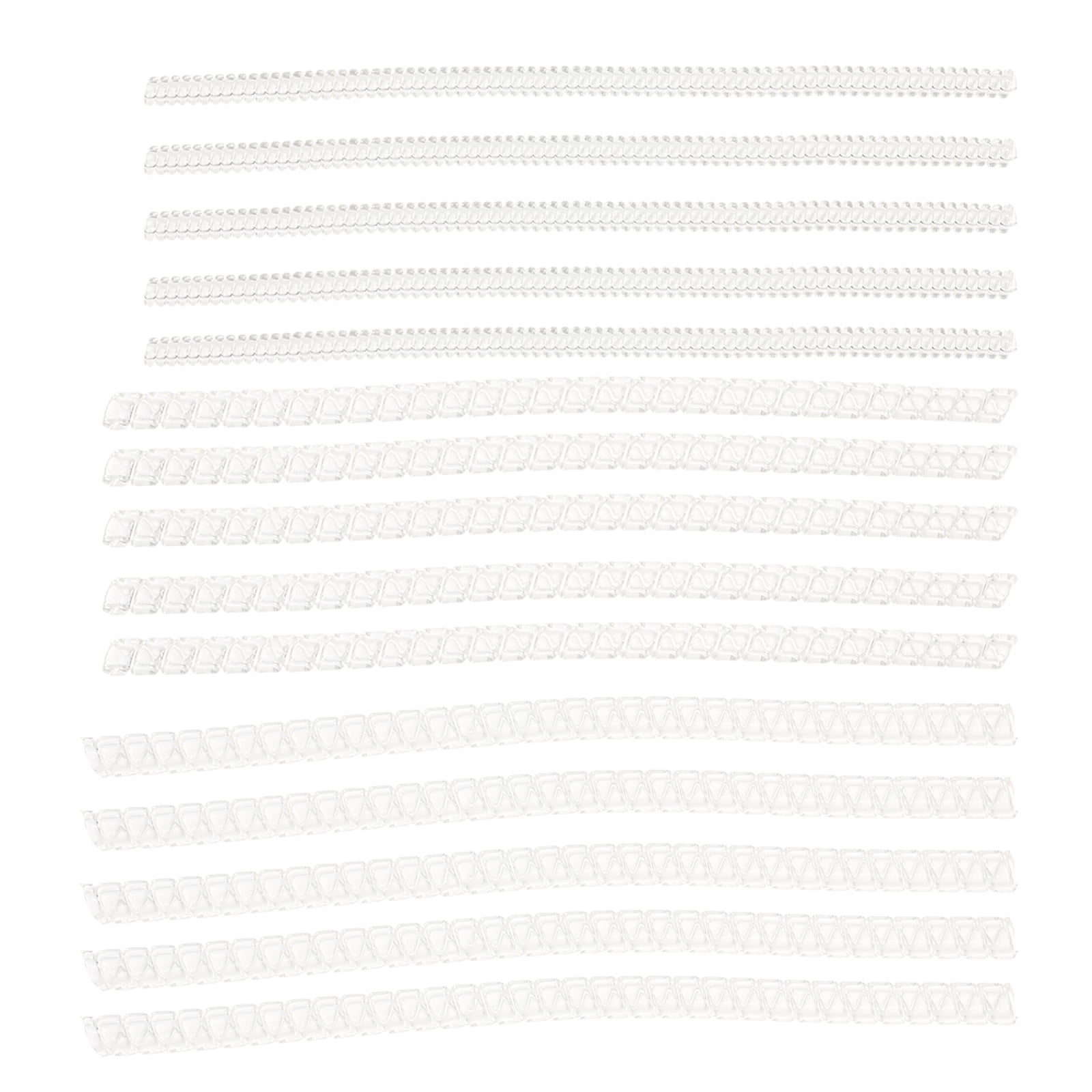 Invisible Ring Size Adjuster: 15Pcs Silicone Noodle Ring Guard Size ...