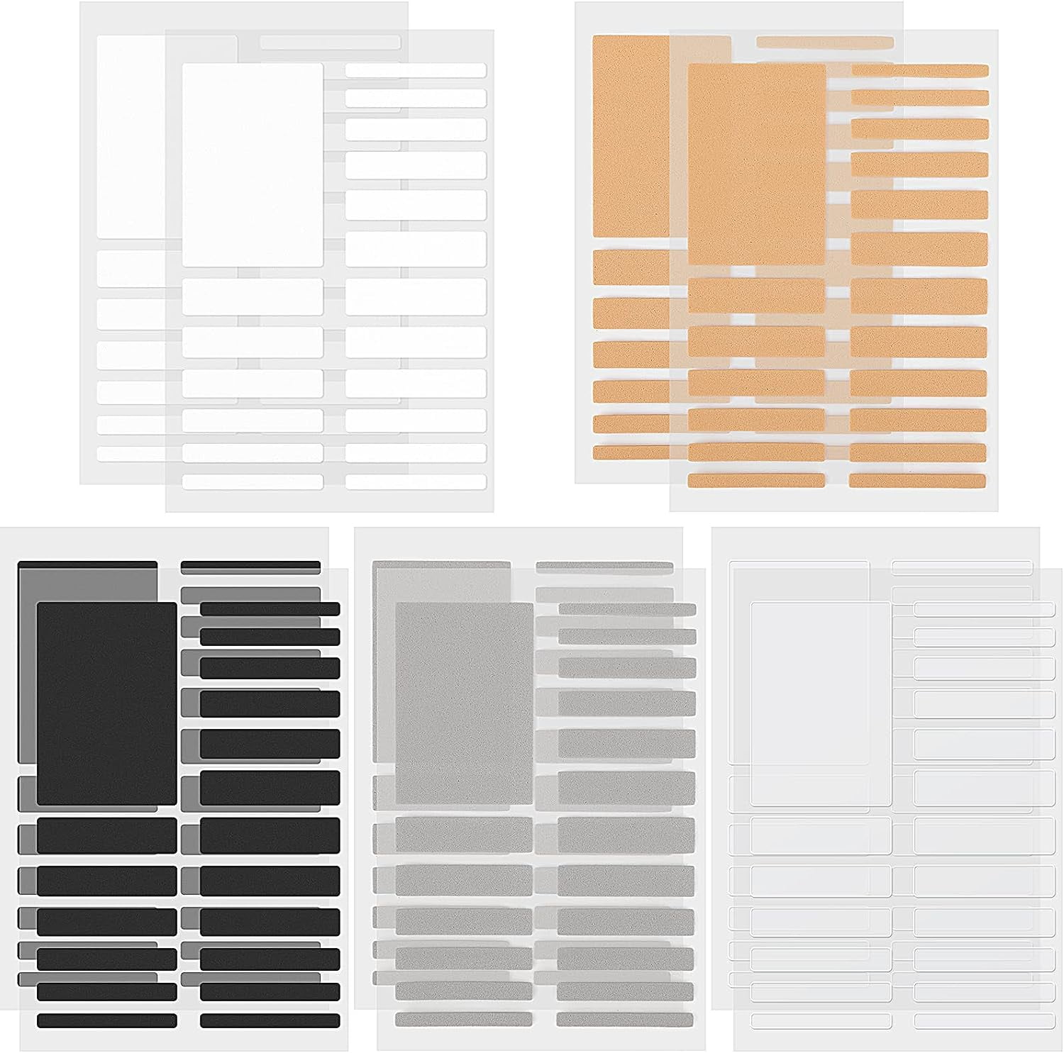 Invisible Ring Size Adjuster for Loose Rings, 10 Sheets/190 Pcs Ring ...