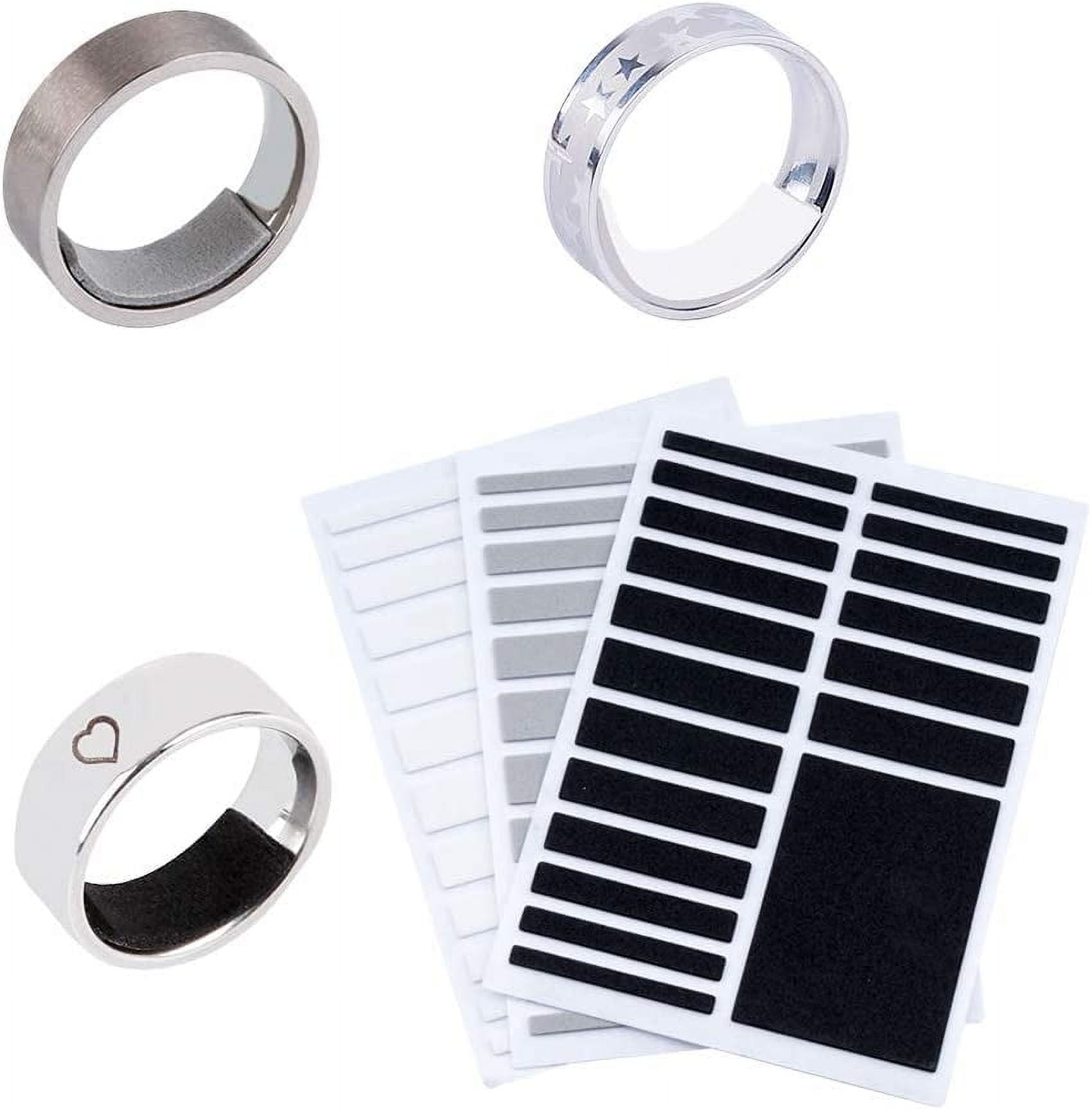 Invisible Ring Size Adjuster with Silver Polishing Cloth,Jewelry Guard ...