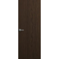 Invisible Solid Hidden Door with Handle | Planum 0010 Split Wood with ...
