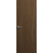 Invisible Solid Hidden Door with Handle | Planum 0010 Pietra with Black ...