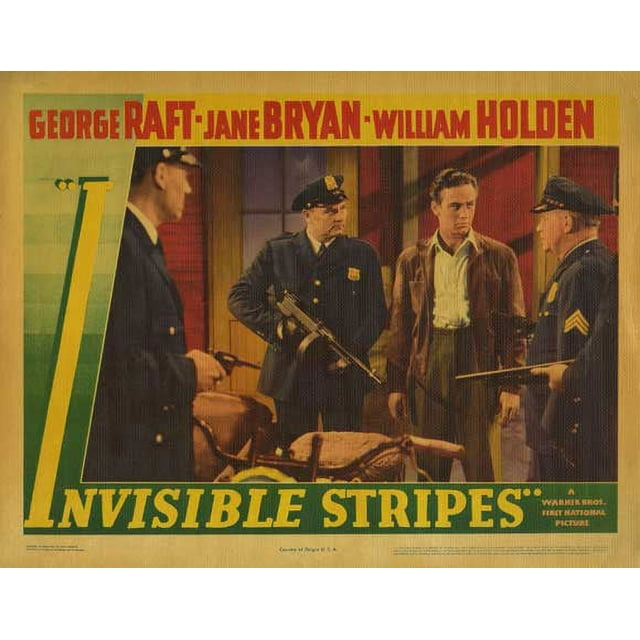 Invisible Stripes - movie POSTER (Style A) (11" x 14") (1939) - Walmart.com