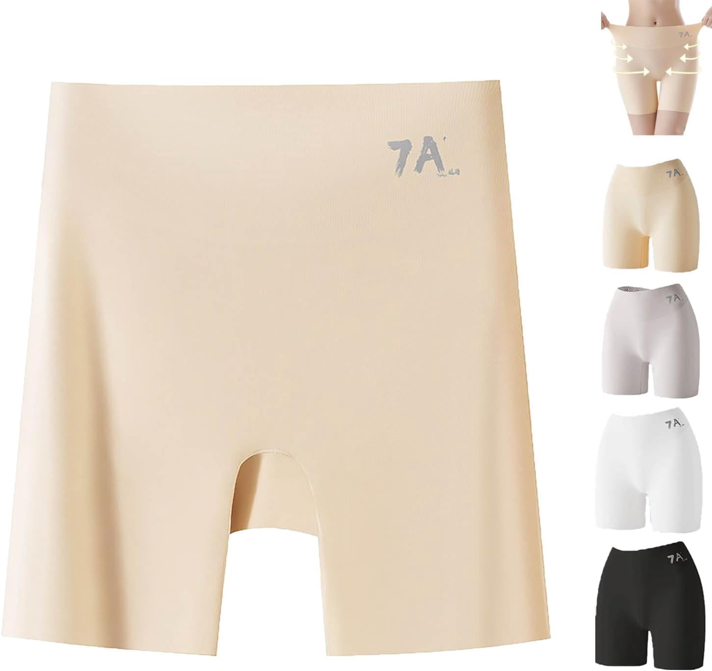 Invisible Underwear for Women Women High-Waist Ice Silk Underwear with ...