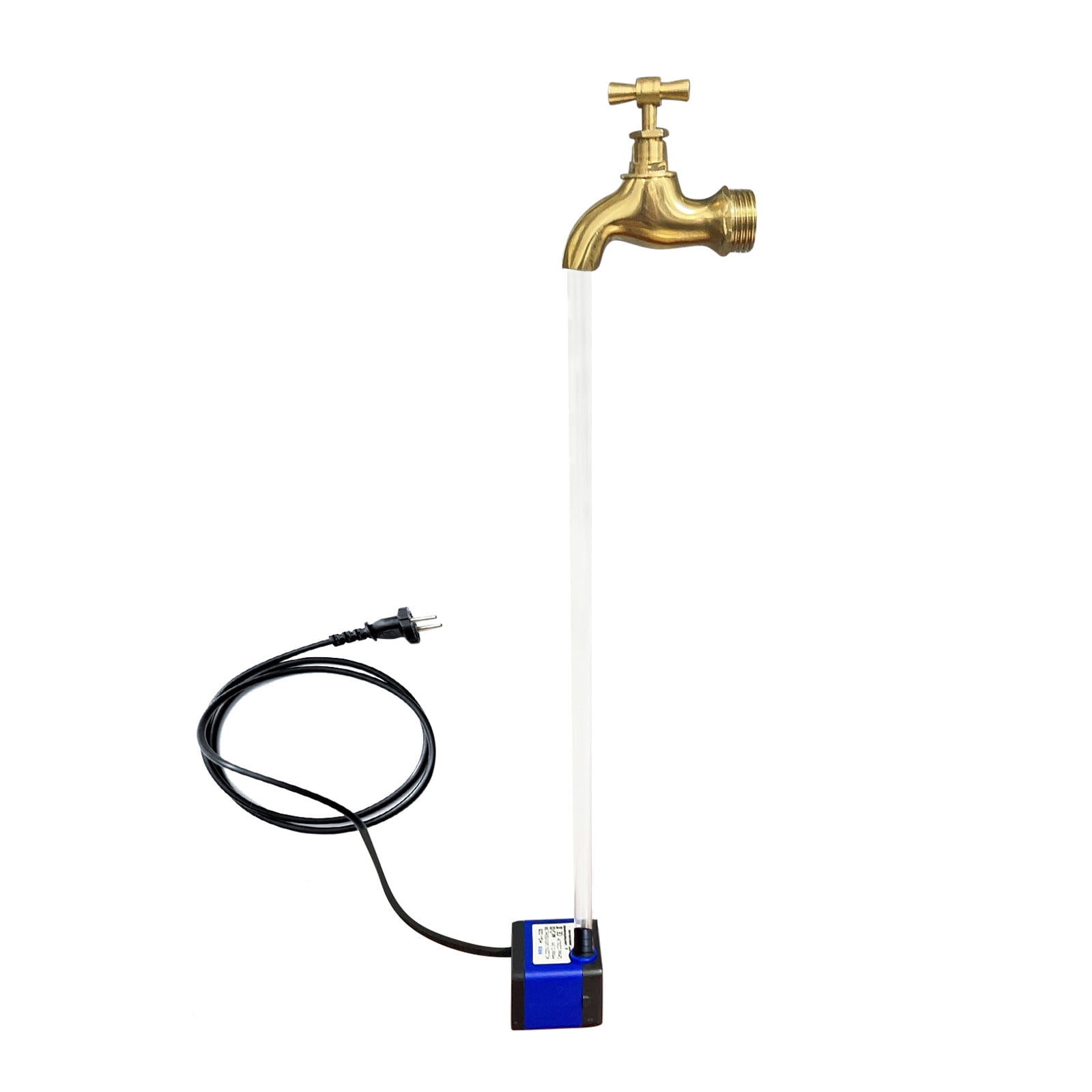 Invisible Watering Can Fountain, Metal, Easy Setup, Submersible Pump ...