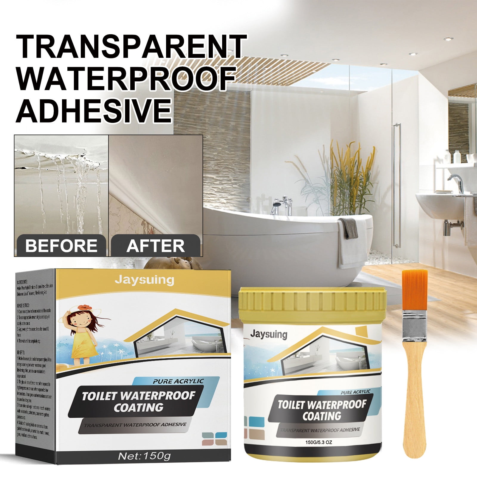 Black and Friday Deals,Invisible Waterproof Agent Waterproof Sealant ...