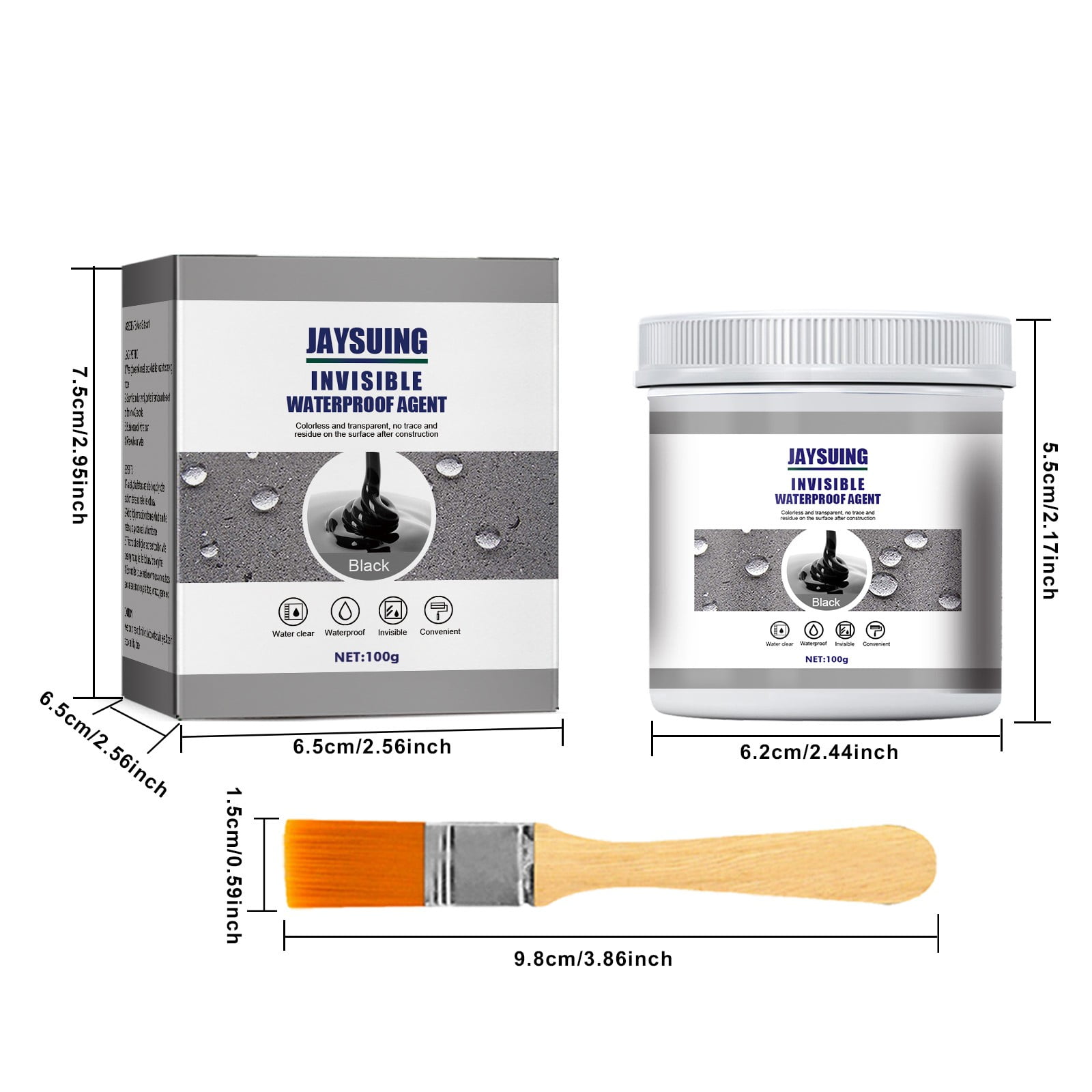 Invisible Waterproof Agent, Waterproof Insulating Sealant, Transparent ...