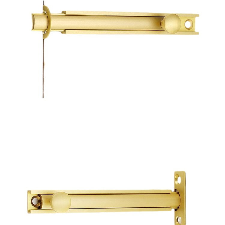 Invisible door pure copper Black Bolt door buckle door bolt bedroom ...