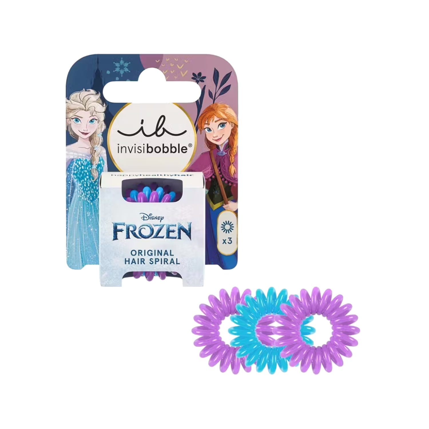 Invisibobble Kids Disney Original Hair Spiral Frozen 3 pcs - Walmart.com