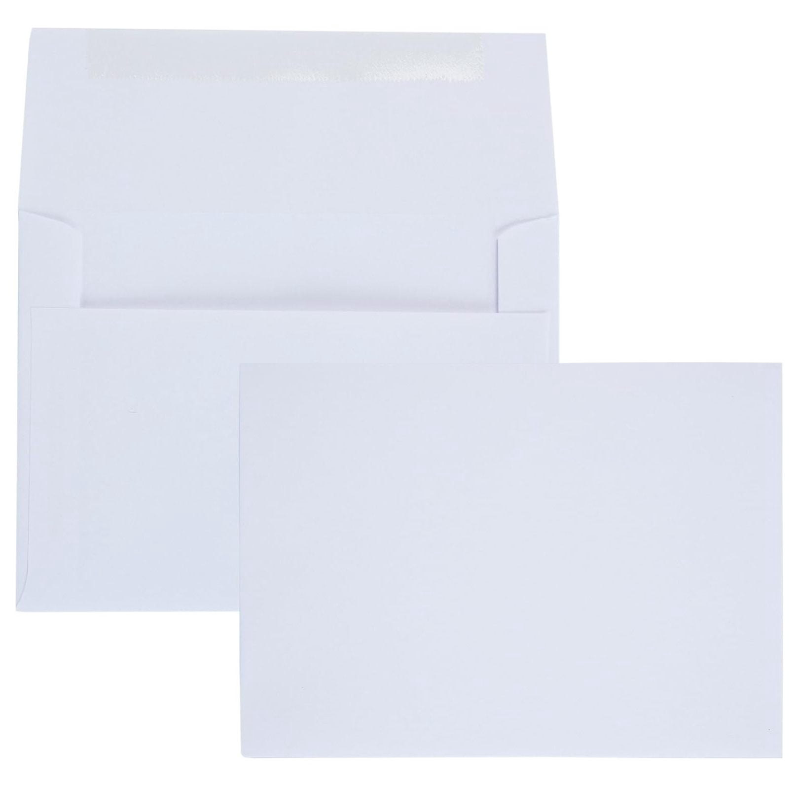 Invitation Envelopes, #6, White, 4.75 x 6.5 inches, 24lb, Box of 100 ...