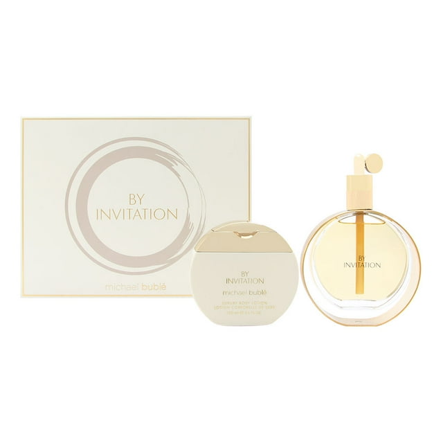 Invitation by Michael Buble for Women - 2 Pc Gift Set 3.4oz EDP Spray ...