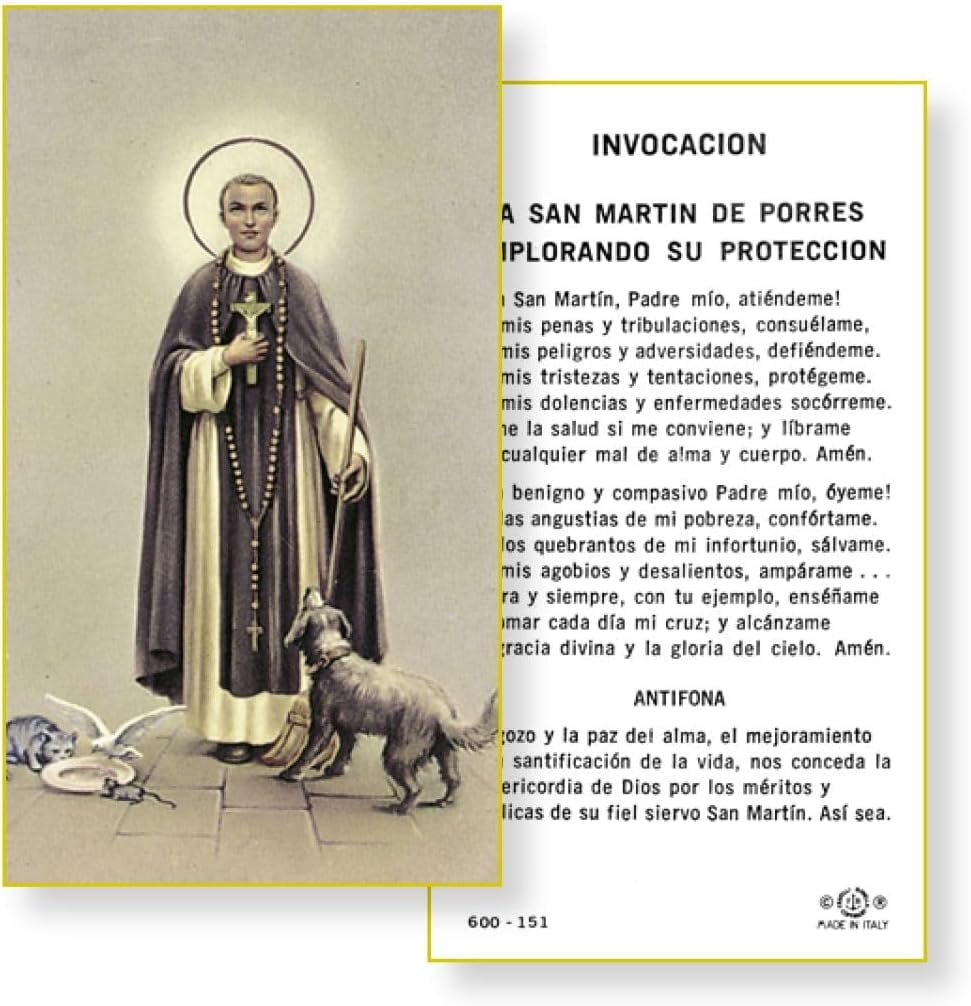 Invocation to St. of Porres, Package of 100 Sacred Paper Prints ...