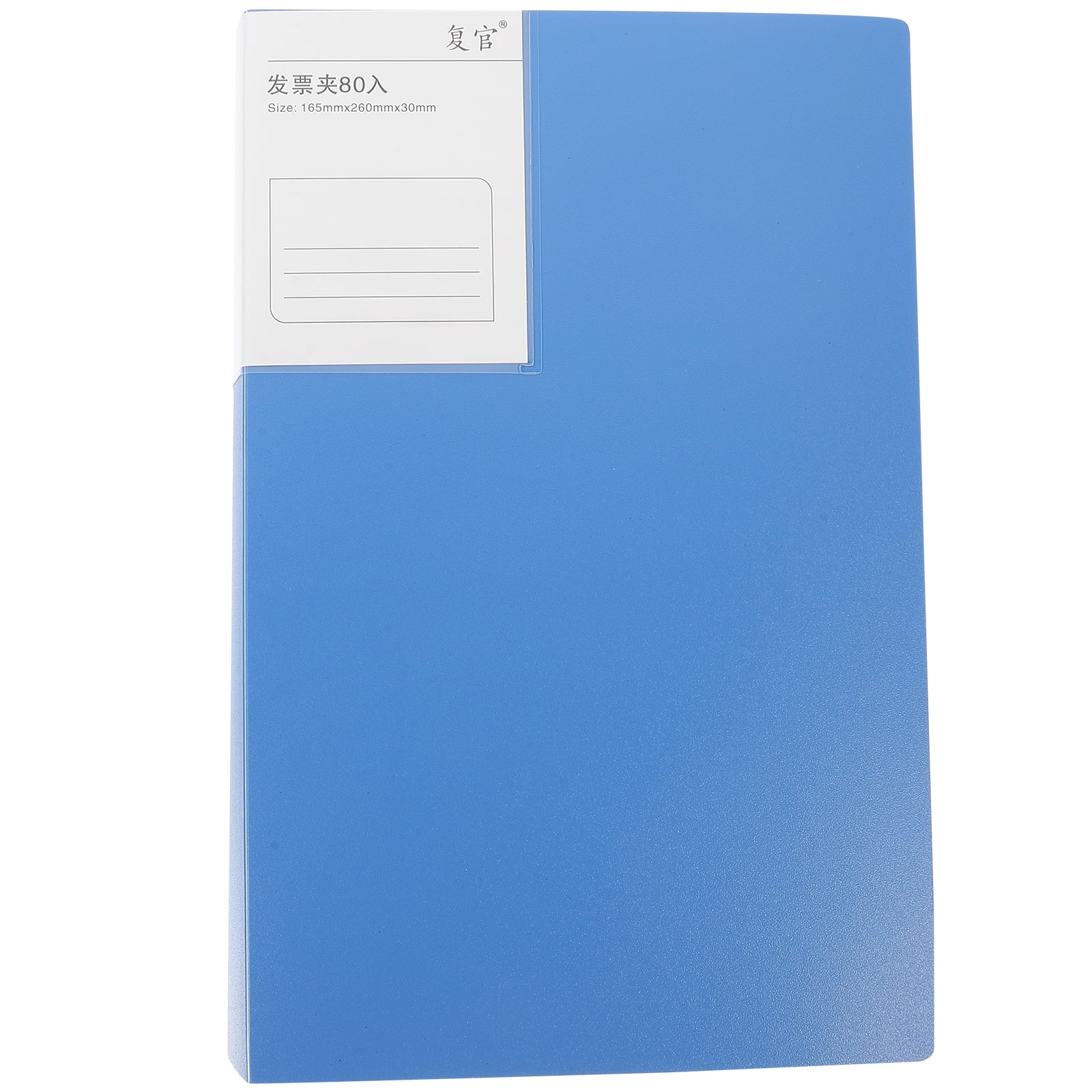 Invoice Book Storage Photobook Album Albums Portable Bill Zipper Folder ...