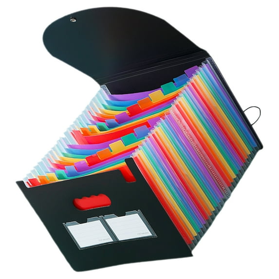 Invoice Organizer Expandable Folders Triple Paper Student Colorful ...