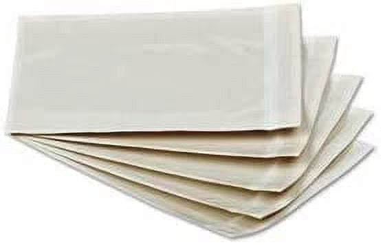 Invoice Packing Slip Pouches (7" x 5.5") – Clear Adhesive Envelope Bag ...