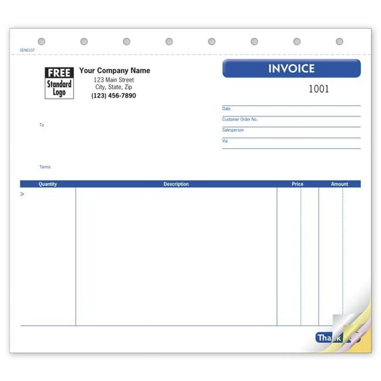 Invoice - Small Unlined - Walmart.com