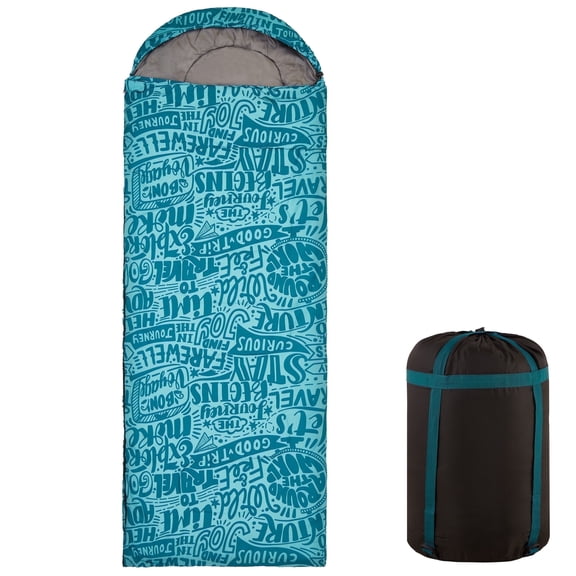 3-4 Season Sleeping Bag for Adults & Kids, Lightweight Warm Cold ...
