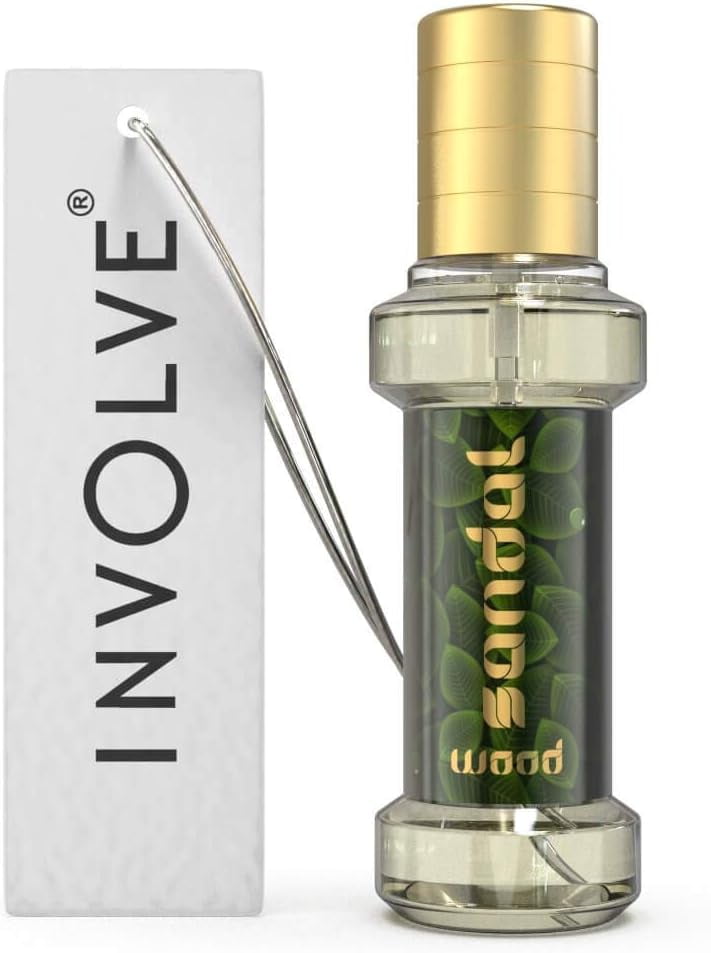 Involve Rainforest Sandalwood Scent Car Perfume - Woody Fine Fragrance ...