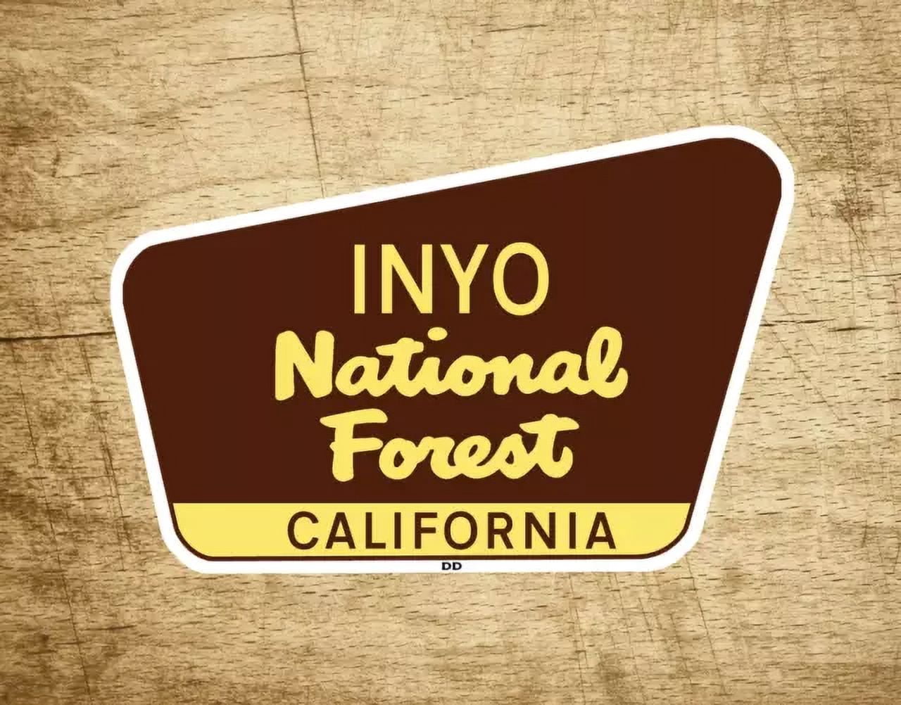 Inyo National Forest Decal Sticker California Park Sticker Phone Decal ...