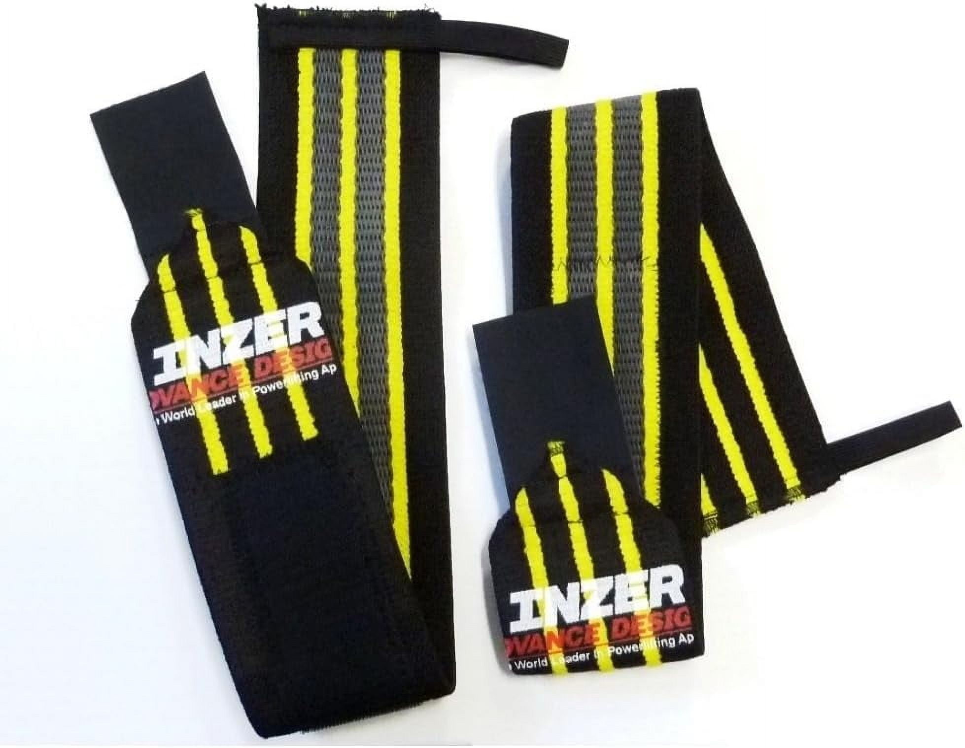 Inzer Wrist Wraps - Gripper (Pair) Powerlifting Weight Lifting Wraps ...