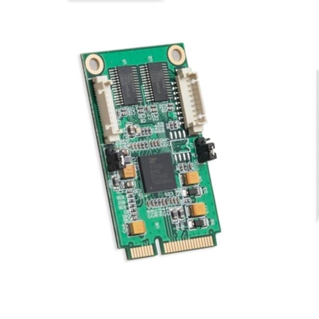 Iocrest 2 Port Serial Mini PCI-E Controller Card - Walmart.com