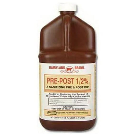 Iodine Teat Dip - 50 Gallon - Pre & Post Milking Sanitizer for Dairy ...