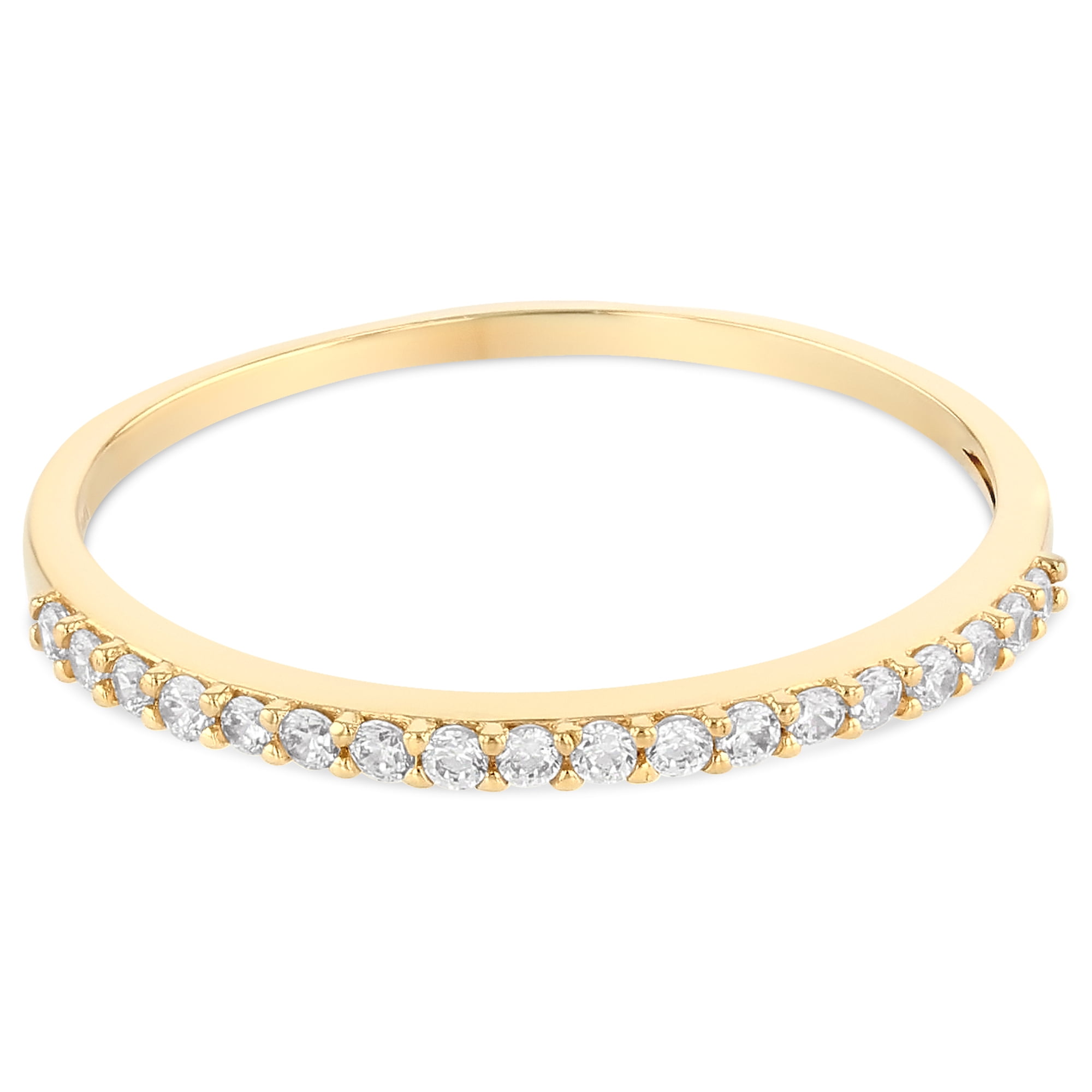 Ioka - 14K Solid Gold, Cubic Zirconia, Women's Engagement Jewelry ...