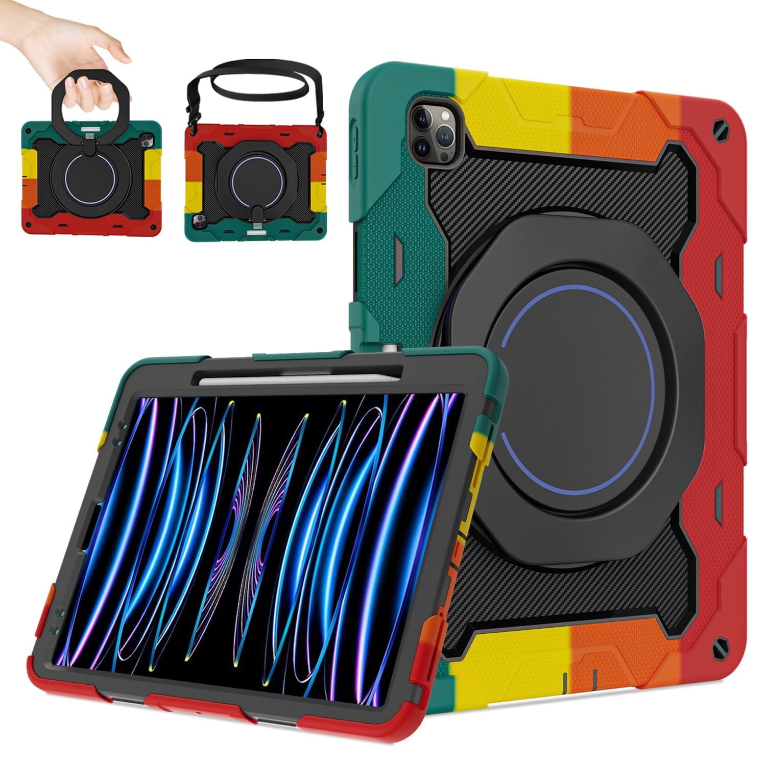 Iokmax for iPad Pro 12.9 inch Case (6th/5th/4th/3rd generation)with ...