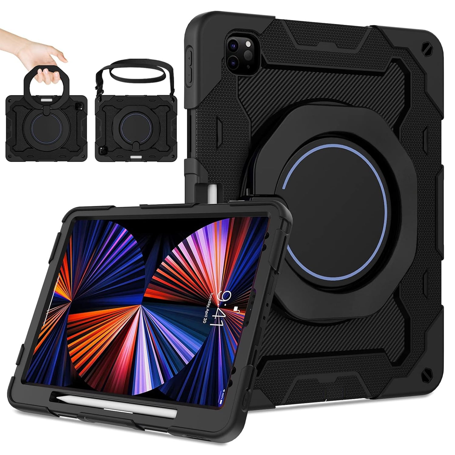 Iokmax for iPad Pro 12.9 inch Case (6th/5th/4th/3rd generation)with ...