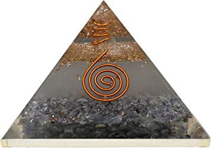 Iolite Crystal Orgone Pyramid, Glow in Dark Organite Pyramid - Walmart.com