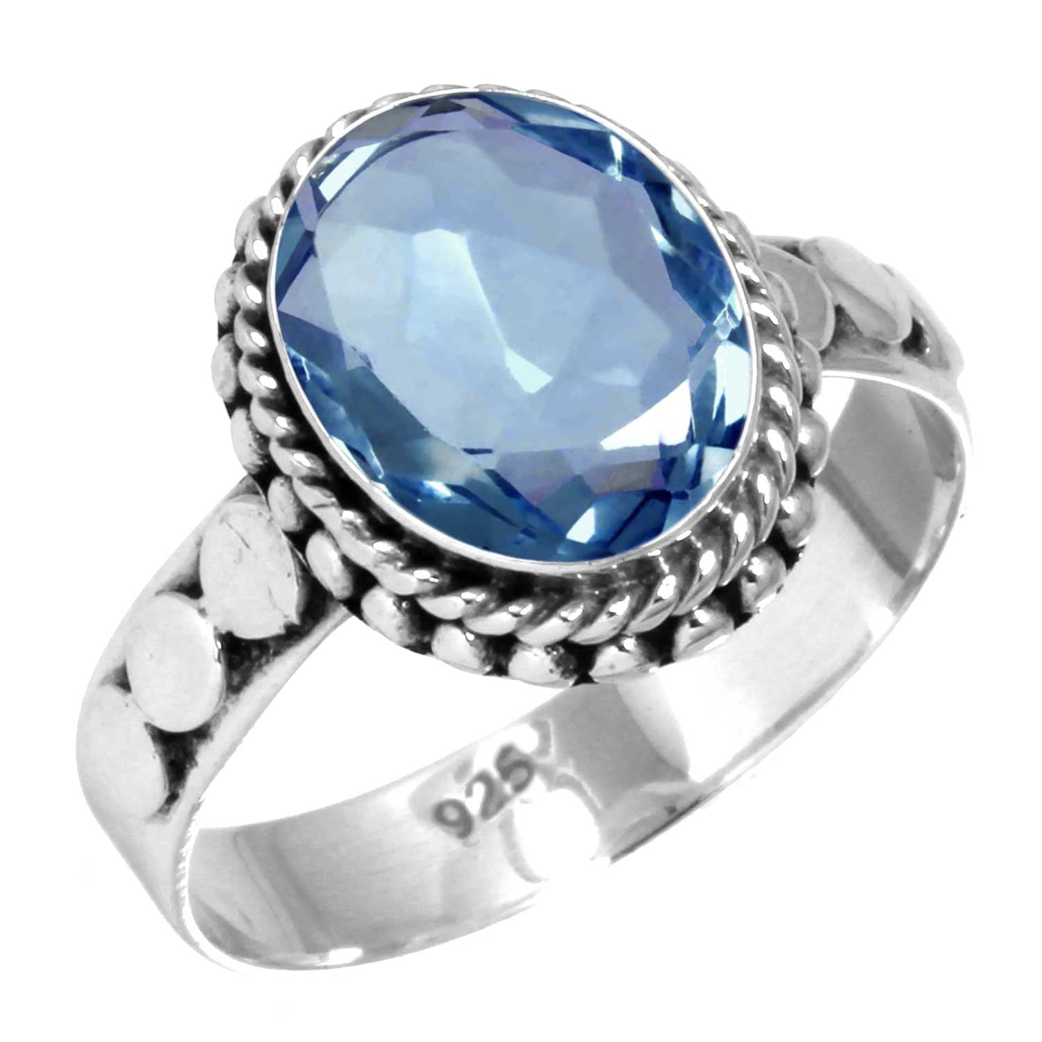 Iolite Quartz Ring 925 Sterling Silver Handmade Jewelry - Walmart.com