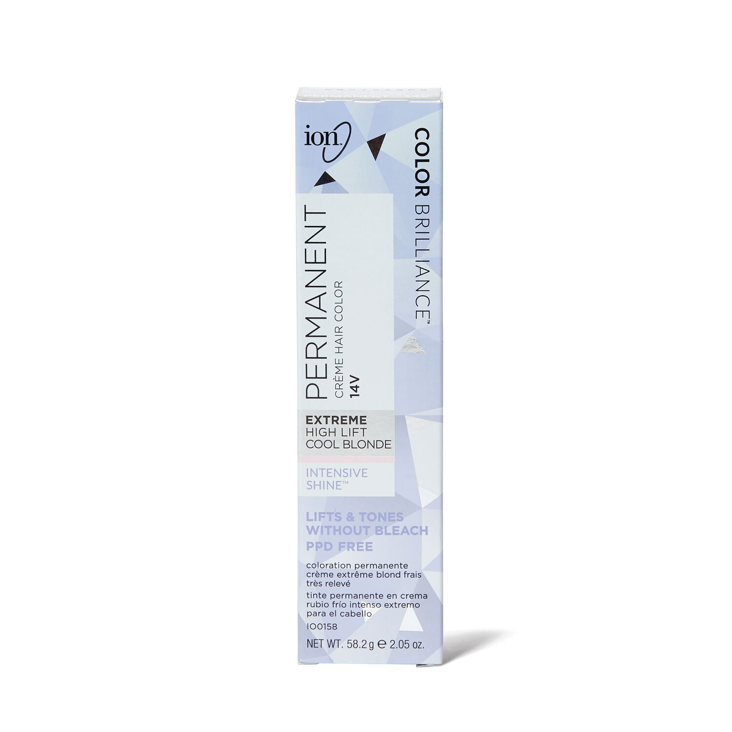 Ion 14V Extreme High Lift Cool Blonde Permanent Creme Hair Color - Grey ...