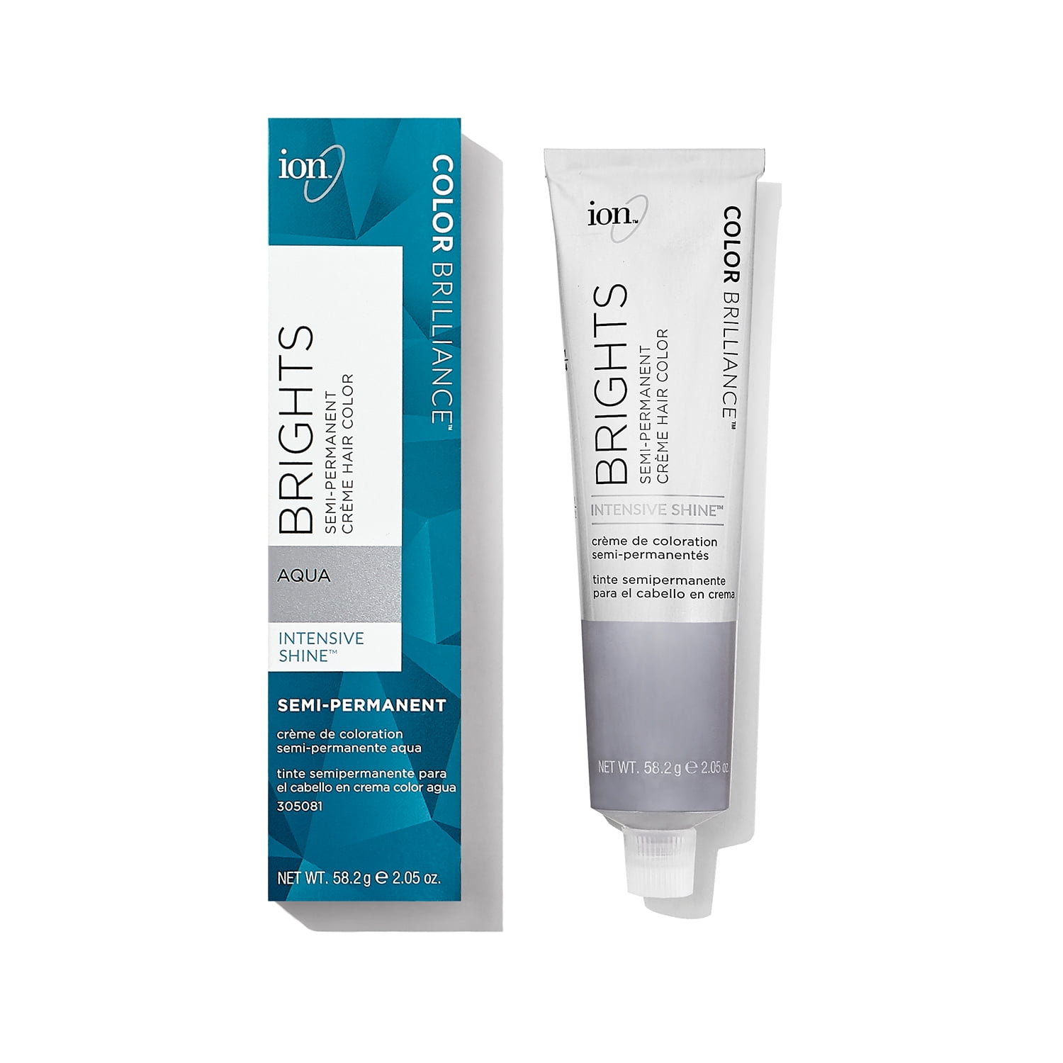 Ion Aqua Semi Permanent Hair Color Aqua - Walmart.com