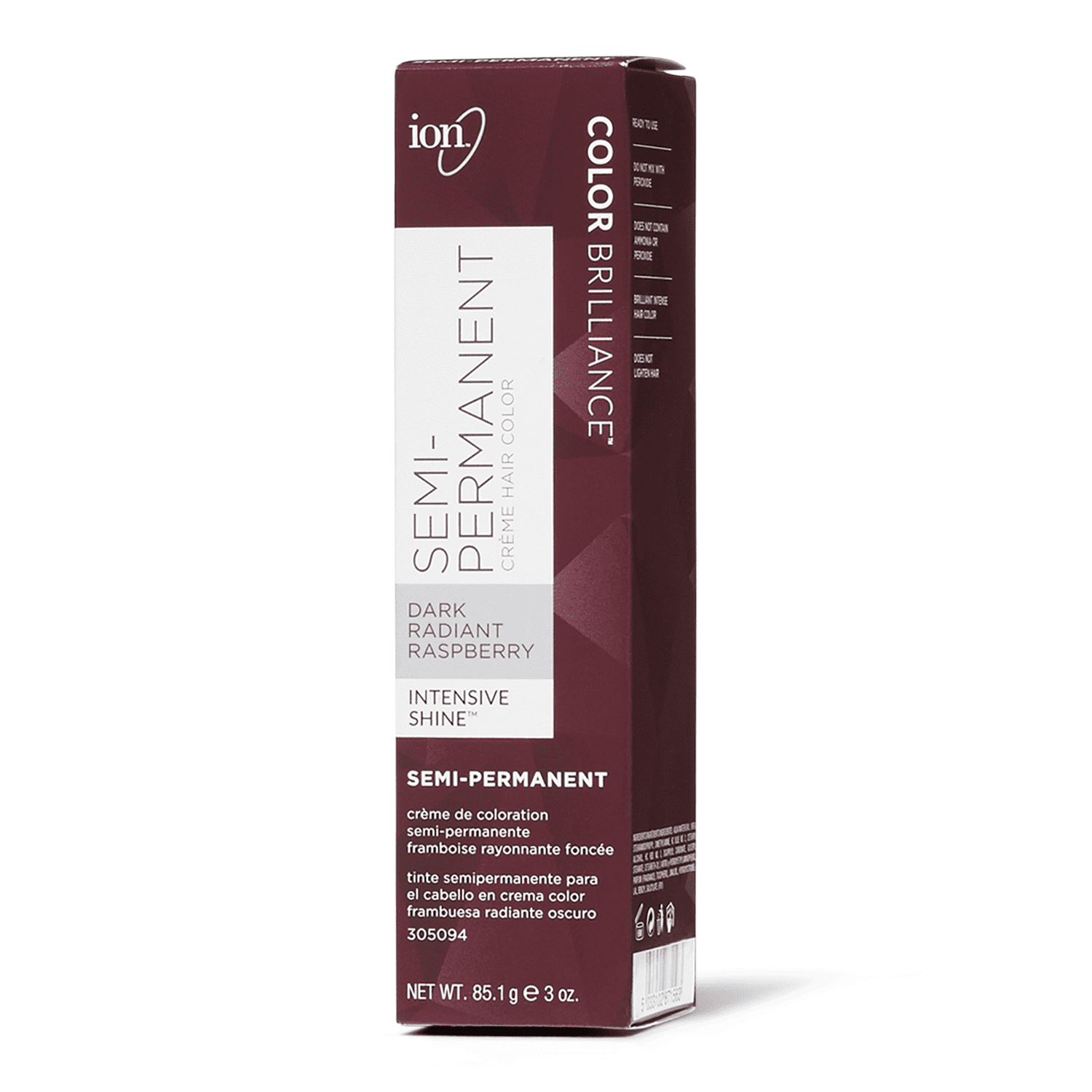Ion Dark Radiant Raspberry Semi Permanent Hair Color Dark Radiant ...
