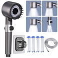 Ion Drops Shower Head, 4 Spray Mode Ion Drops Filtered Showerhead with ...