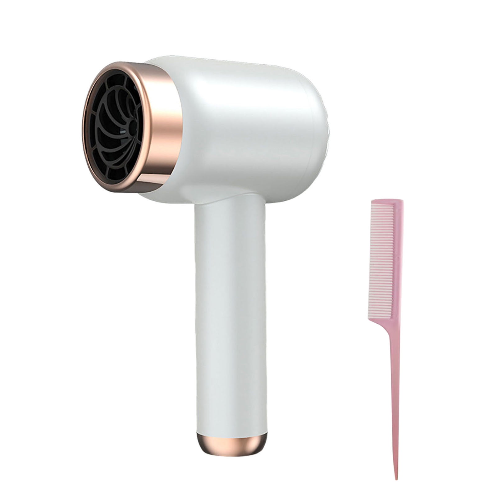 Ion Hair Dryer,1000W Wireless Rechargeable Plug-in Hair Dryer Comb Set ...