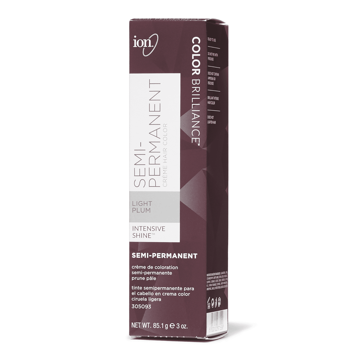 Ion Light Plum Semi Permanent Hair Color Light Plum - Walmart.com