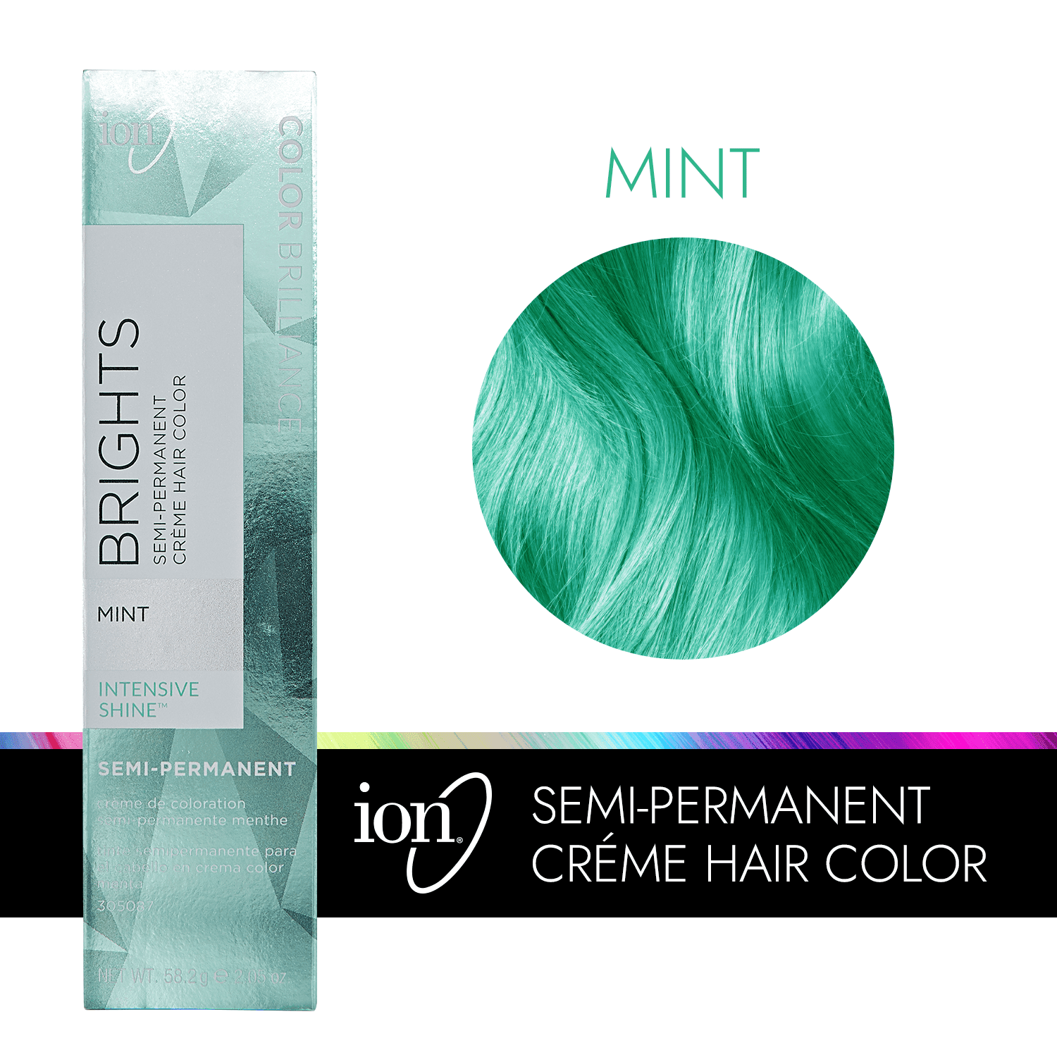 Ion Mint Semi Permanent Hair Color Mint - Walmart.com